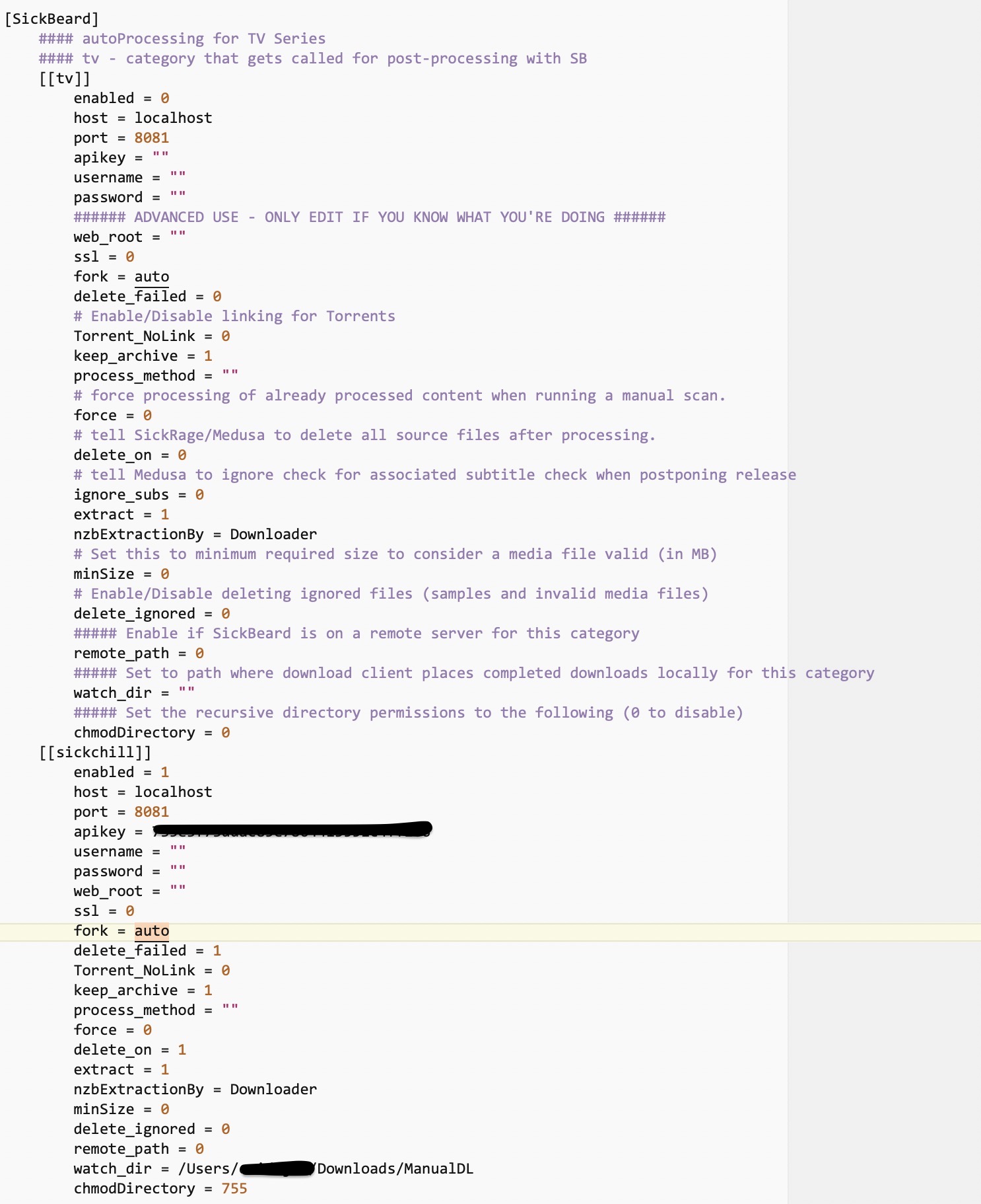 API not functioning properly with SickChill · Issue #1386 · clinton-hall/nzbToMedia · GitHub