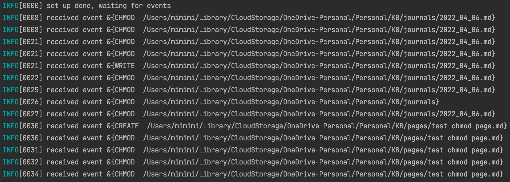 Many CHMOD calls are made on macOS · Issue #4830 · logseq/logseq · GitHub