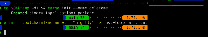 rust not respecting rust-toolchain.toml · Issue #2413 · romkatv/powerlevel10k · GitHub