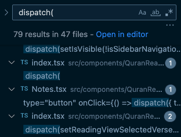 Standardize using dispatch · Issue #642 · quran/quran.com-frontend-next · GitHub