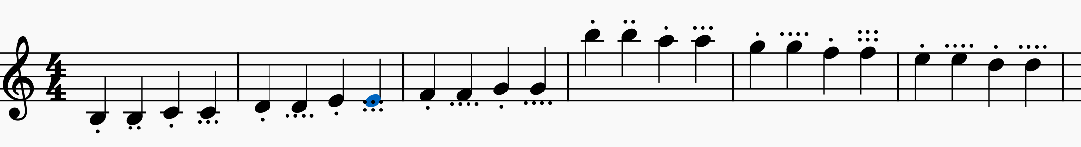 Tremolo staccato: Default positioning is incorrect when stem points upwards · Issue #20106 ...