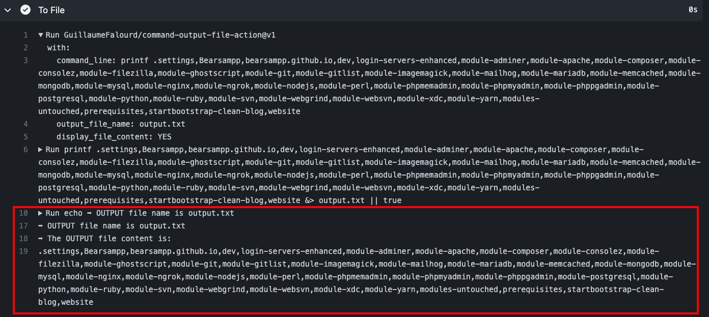 No File Created · Issue 1 · Guillaumefalourd Command Output File Action · Github