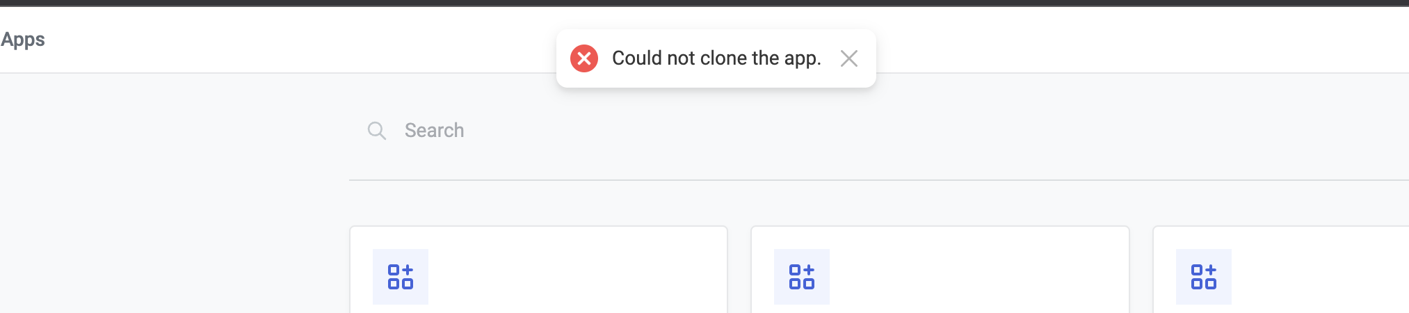 "Could not clone the app" error · Issue #5928 · ToolJet/ToolJet · GitHub