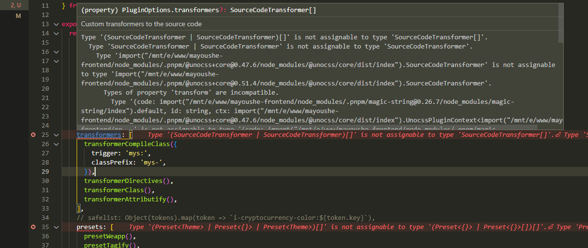 presetWeapp、transformerAttributify、transformerClass ts报错 · Issue #19 · MellowCo/unocss-preset ...
