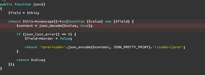 当json字段为null时show->xxx->json()报错 · Issue #3551 · z-song/laravel-admin ...