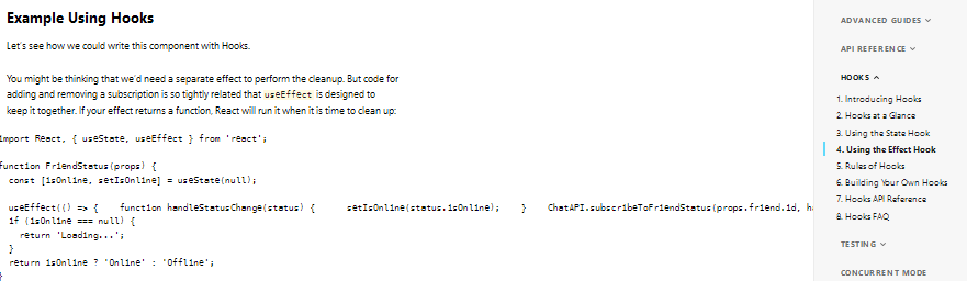 Struggling While Reading Codes On The Docs · Issue 19585 · Facebookreact · Github