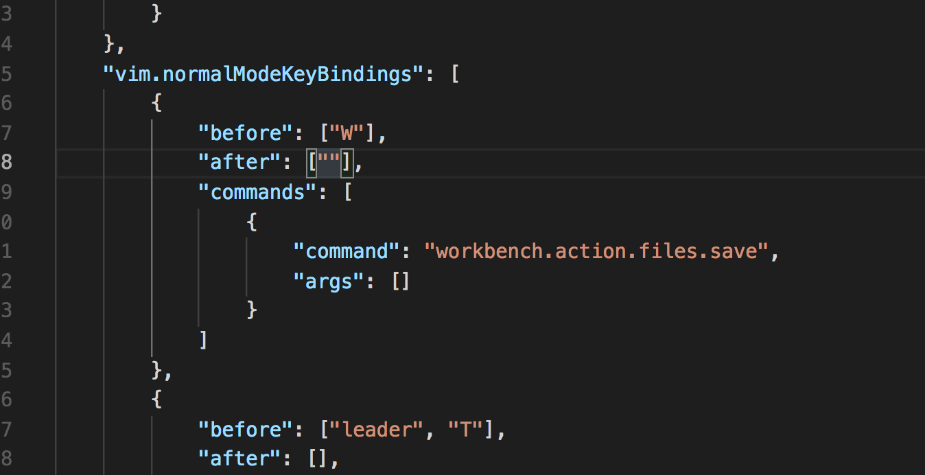 Map :W to :w · Issue #2903 · VSCodeVim/Vim · GitHub