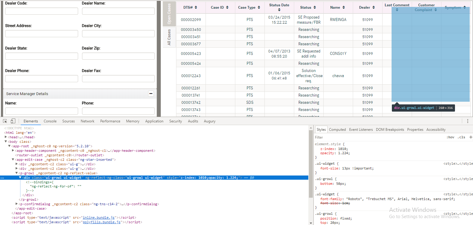 PrimeNG growl overlapping components · Issue #5655 · primefaces/primeng · GitHub