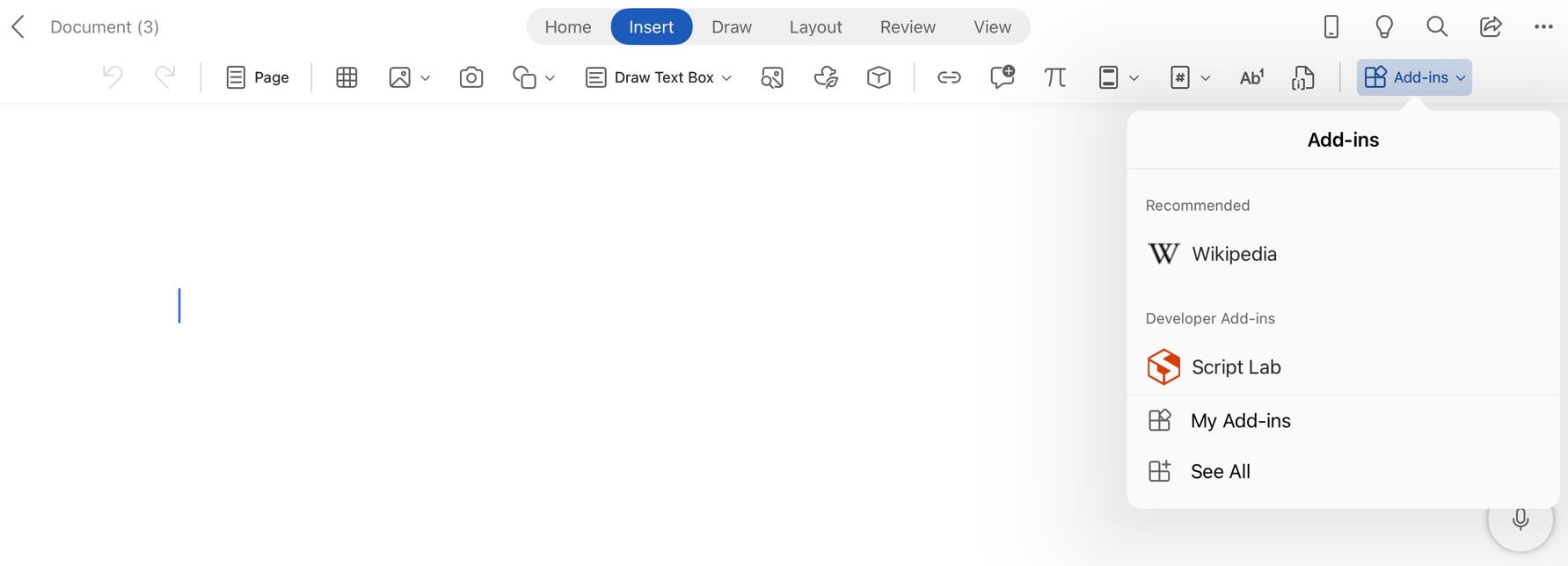 Compatibility Of Word Add Ins With Ipad Word App · Issue 3559 · Officedevoffice Js · Github 