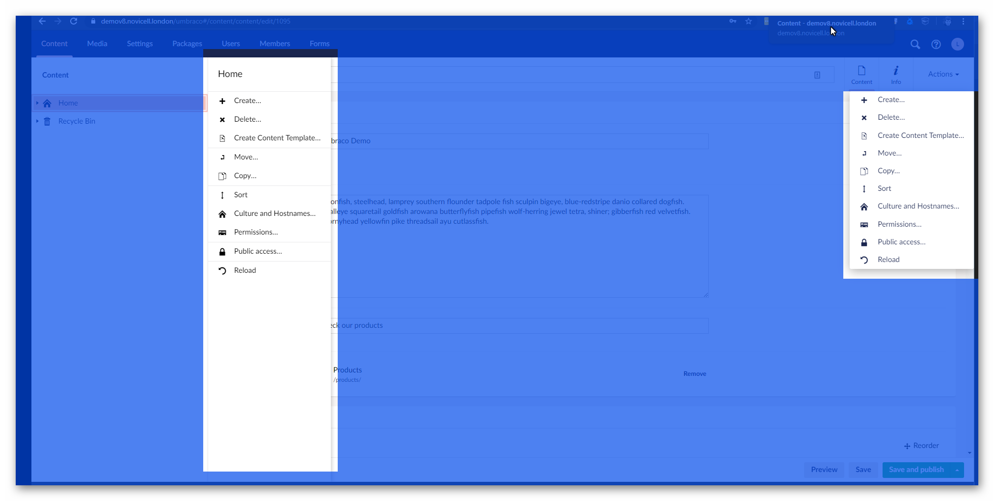 Action Menu and Node Action Menu should be option to show only in one of them · Issue #7337 ...