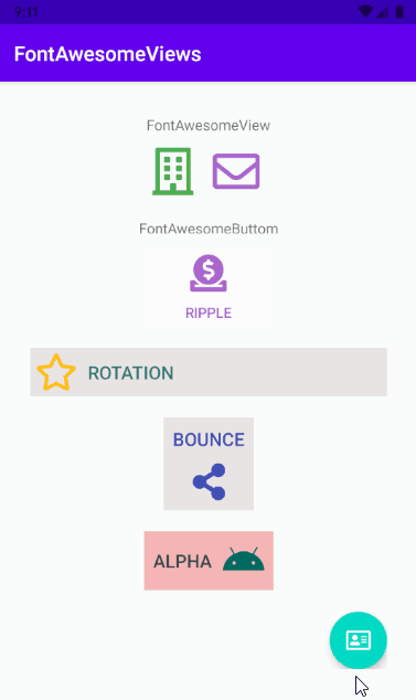 GitHub - THoffi/FontAwesomeViews: Android FontAwesome Icon's integration