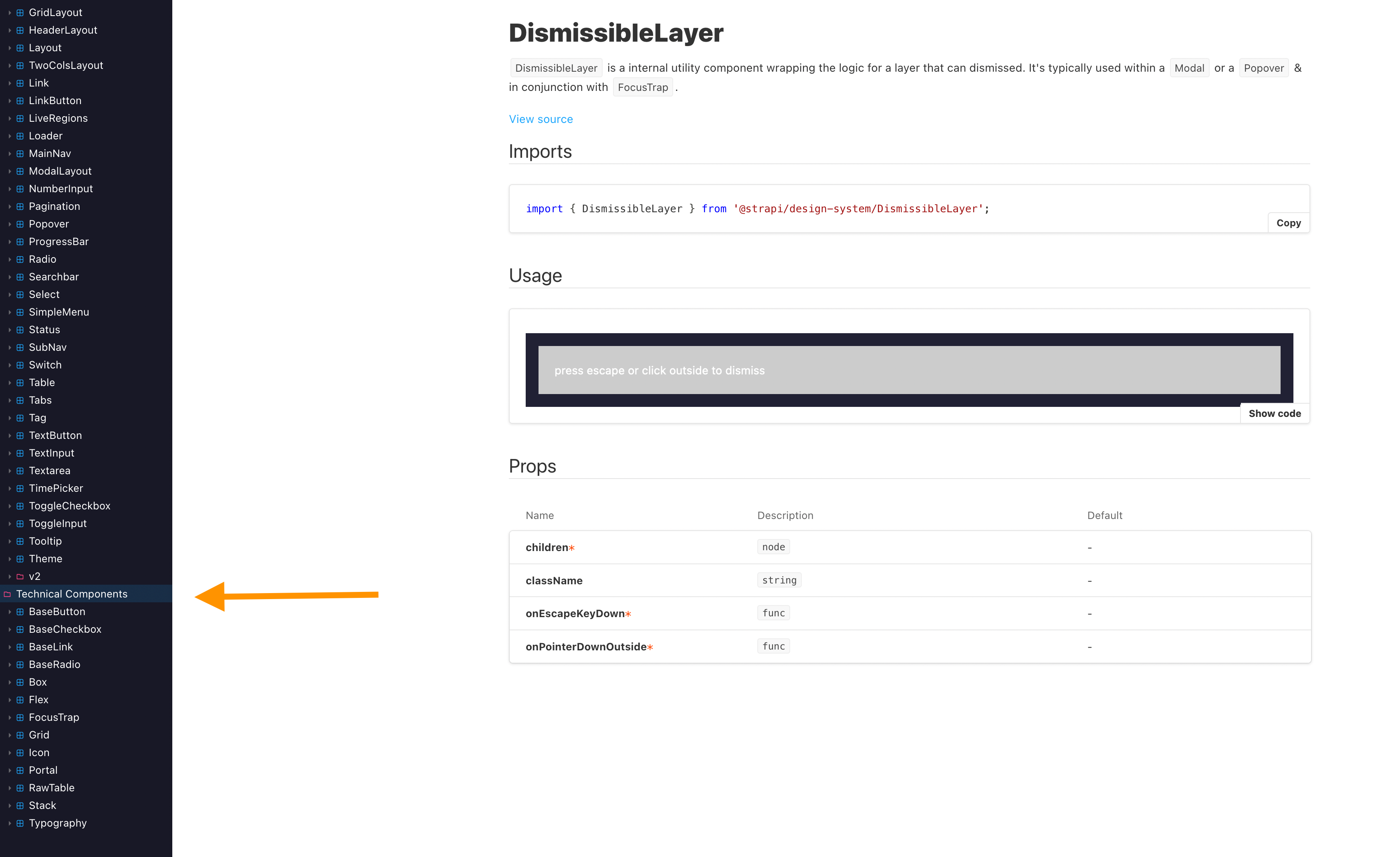 [fix][Modal | Dialog]: Add dismissible layer component by joshuaellis · Pull Request #711 ...