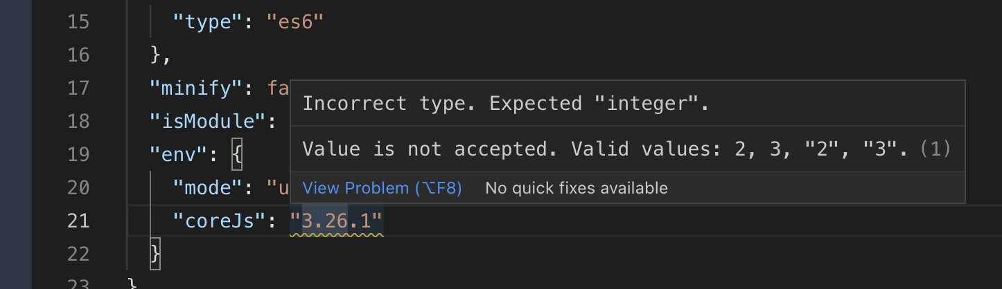 Env configuration and compile target doesn't lead to polyfilled .at ... Env configuration and compile target doesn't lead to polyfilled .at ...