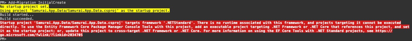 dotnet CLI Command failed · Issue #2310 · dotnet/EntityFramework.Docs · GitHub