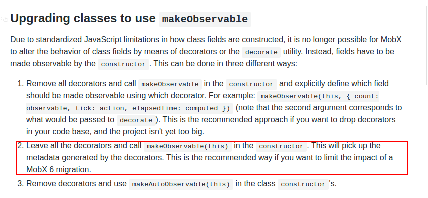not working decorator @observable · Issue #2708 · mobxjs/mobx · GitHub