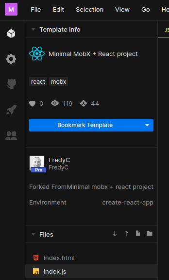 Mobx codesandbox is outdated · Issue #2777 · mobxjs/mobx · GitHub