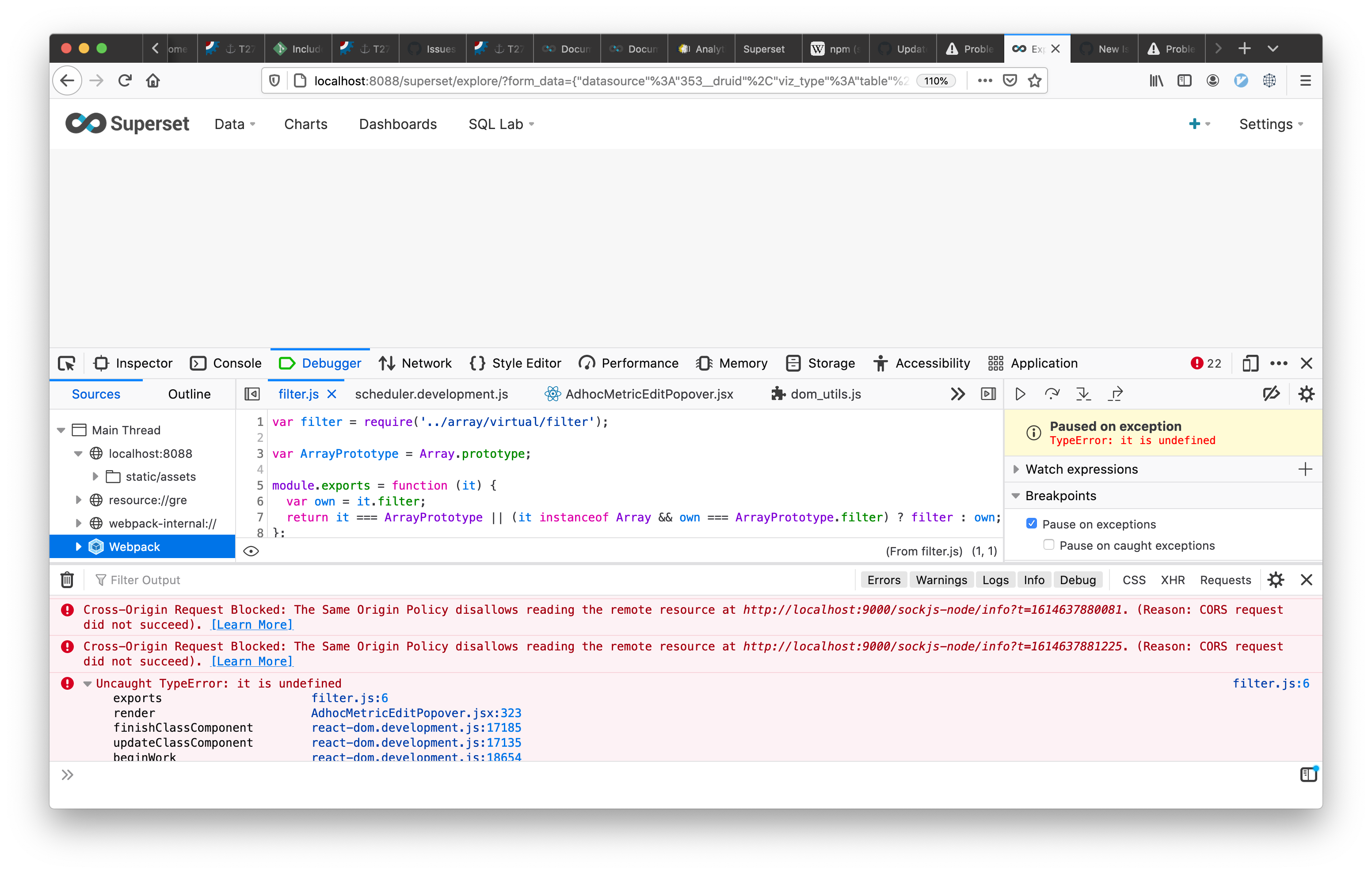 Adding Metric To Druid Chart Errors With Uncaught Typeerror It Is Undefined · Issue 13396 0021