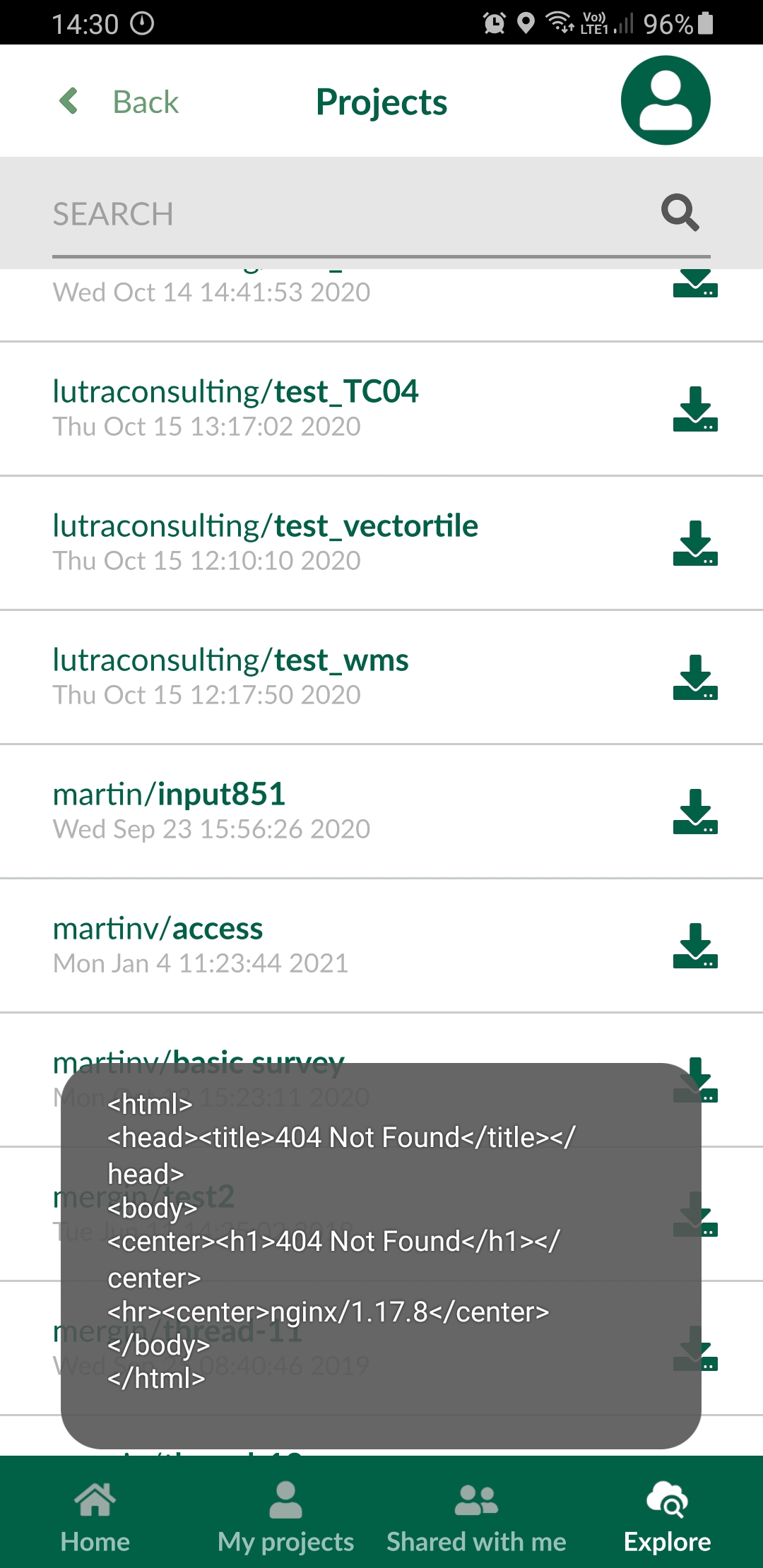 Translation for server errors · Issue #1083 · MerginMaps/mobile · GitHub
