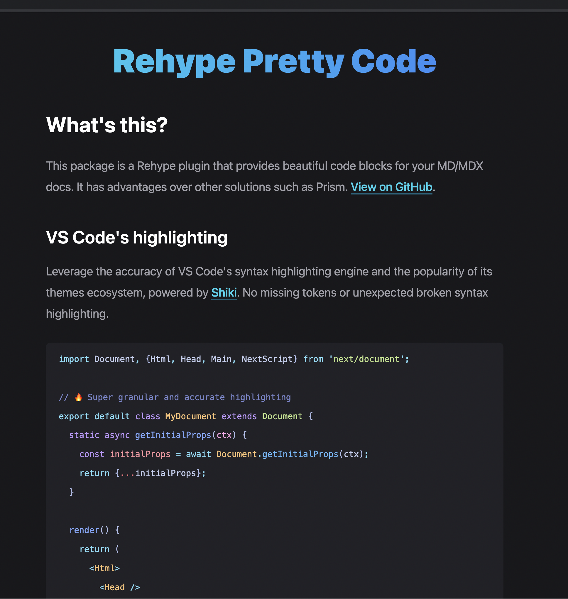 website: wrong heading color · Issue #29 · rehype-pretty/rehype-pretty-code · GitHub