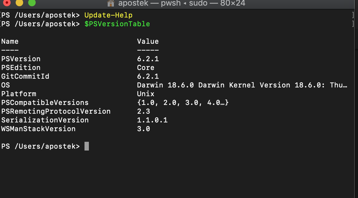 Update Help Issue On Macos · Issue 8907 · Powershellpowershell · Github 