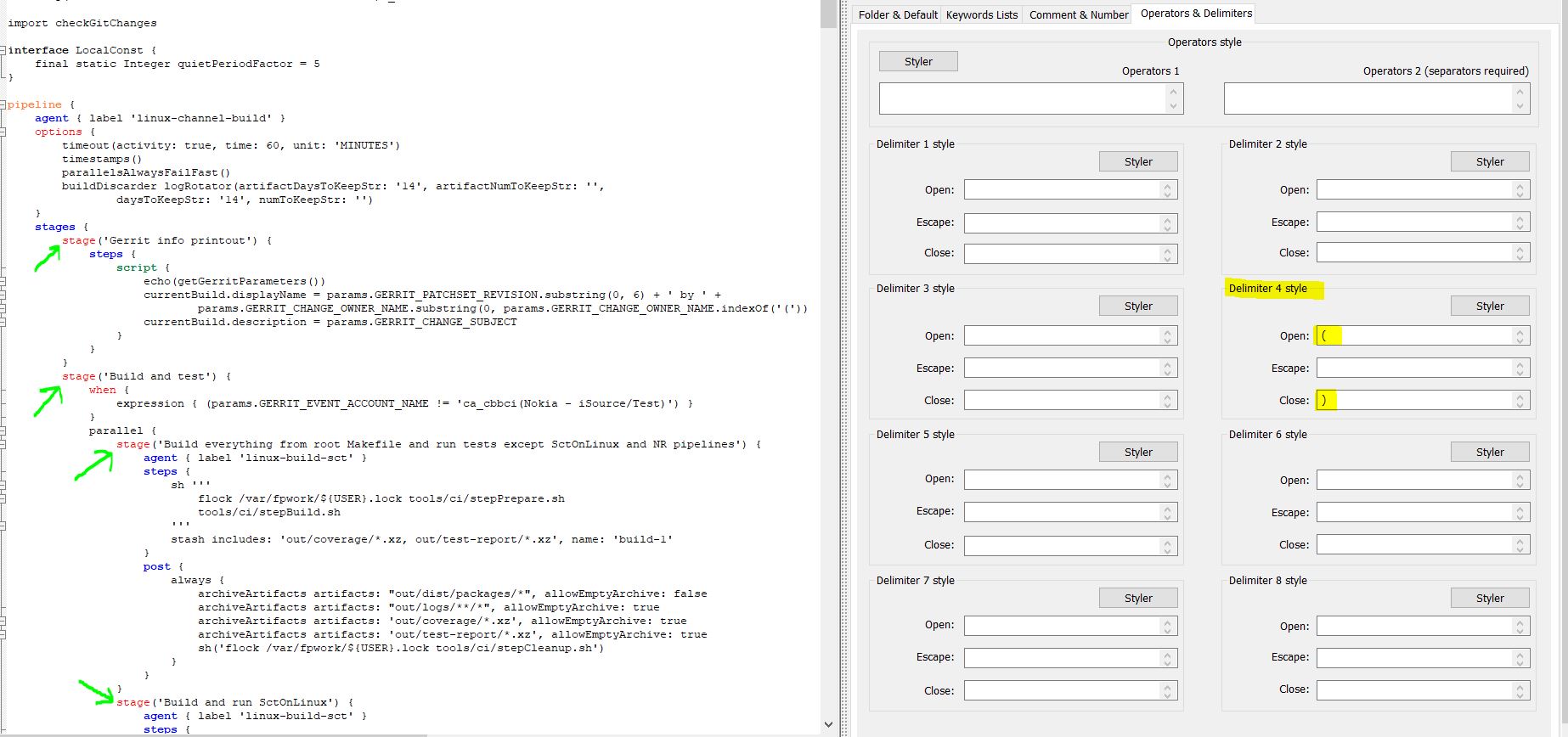 User Defined Language Keyword Not Detected When Followed By · Issue 7873 · Notepad Plus