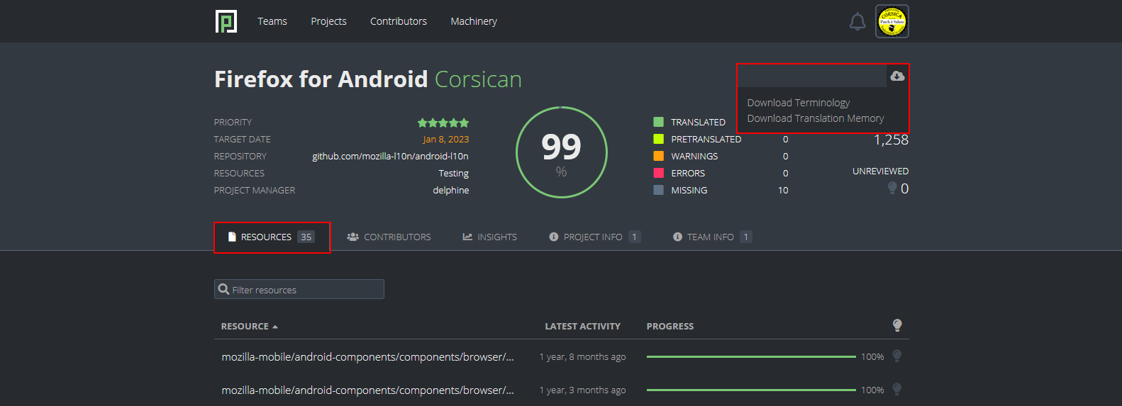 How to download all project's translation resources in a single zip file? · Issue #2698 ...