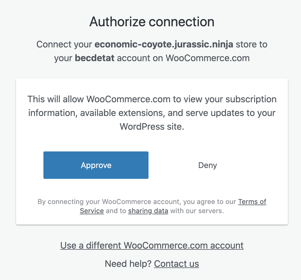 [WC 5.0 beta1 with WC Admin 1.8.3] Connection to woo.com doesn't work when trying to complete ...