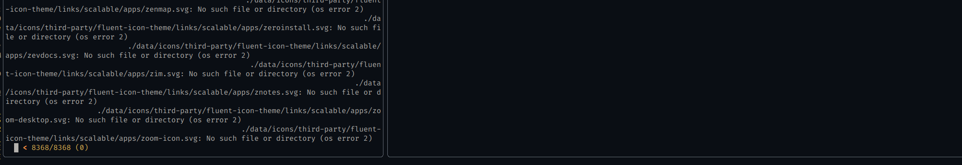 No such file or directory errors · Issue #414 · ibhagwan/fzf-lua · GitHub