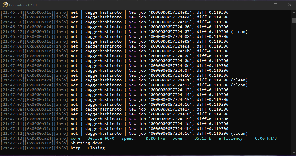 [BUG] "whenDeviceSpeedZero=2" failing to restart · Issue #660 · nicehash/NiceHashQuickMiner · GitHub