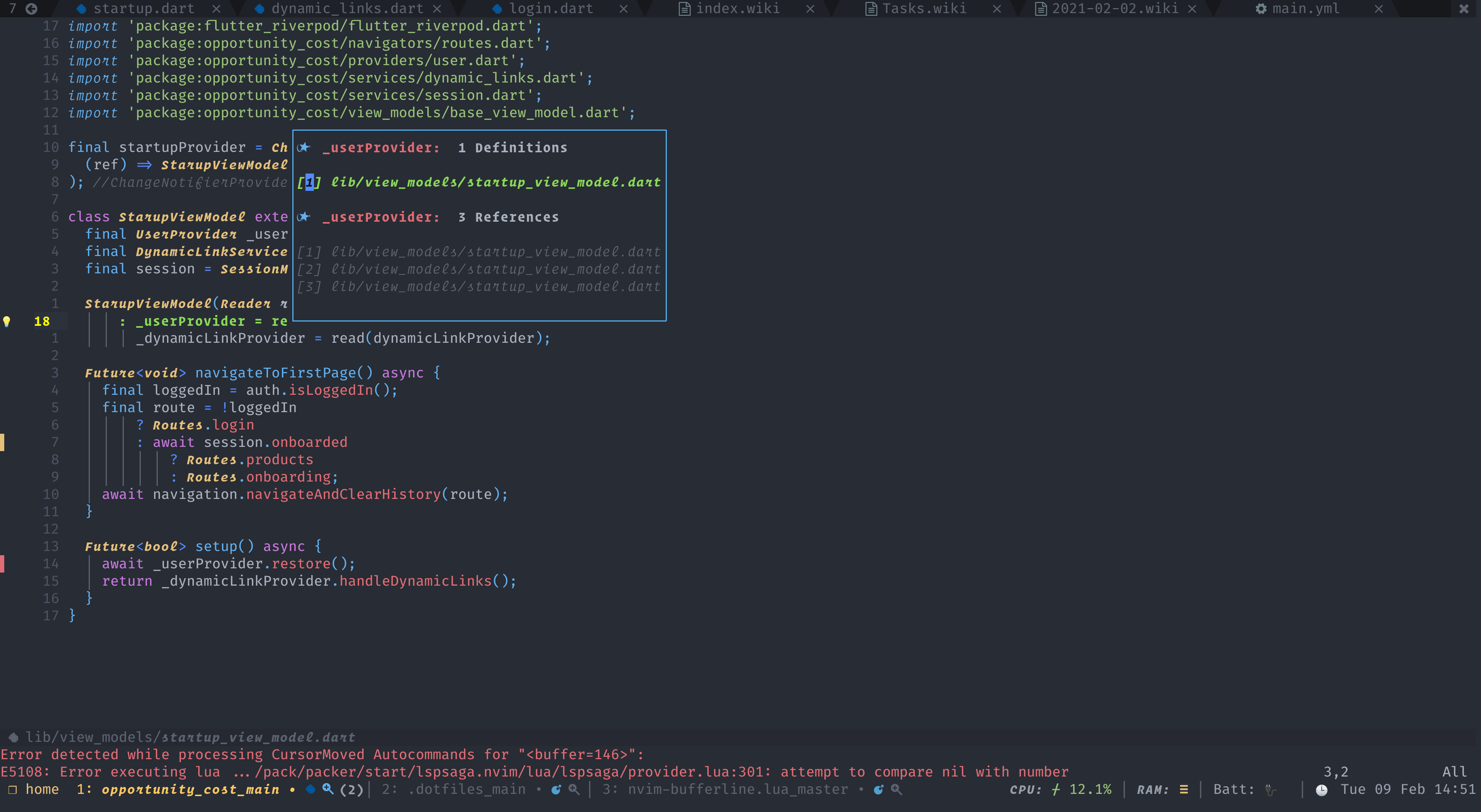 Lsp Finder throws error on open · Issue #85 · nvimdev/lspsaga.nvim · GitHub