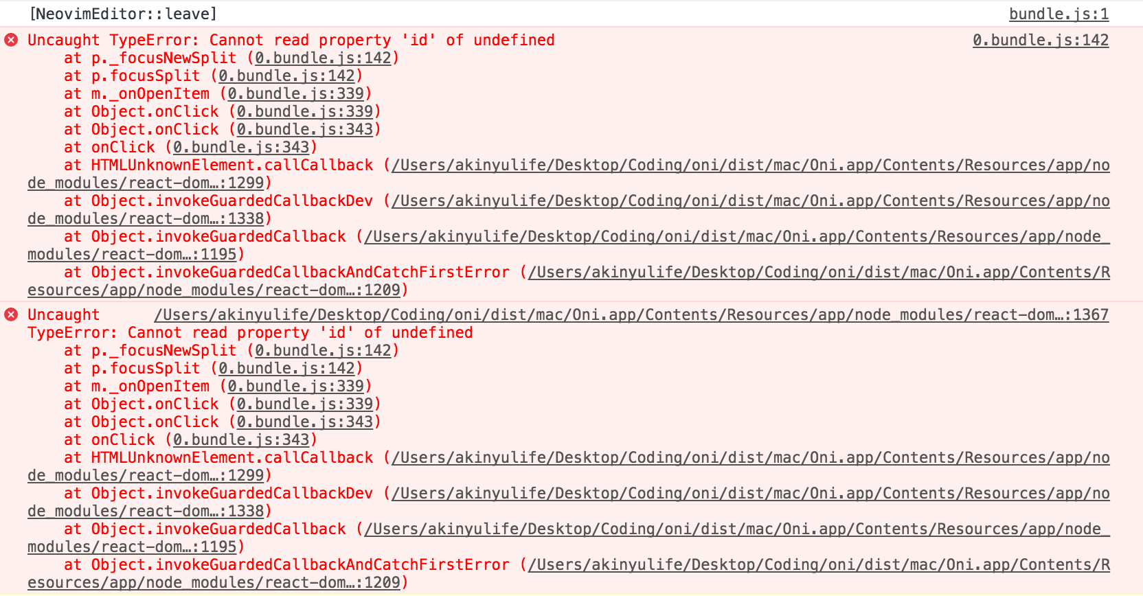 File explorer causes input quirks · Issue #1487 · onivim/oni · GitHub