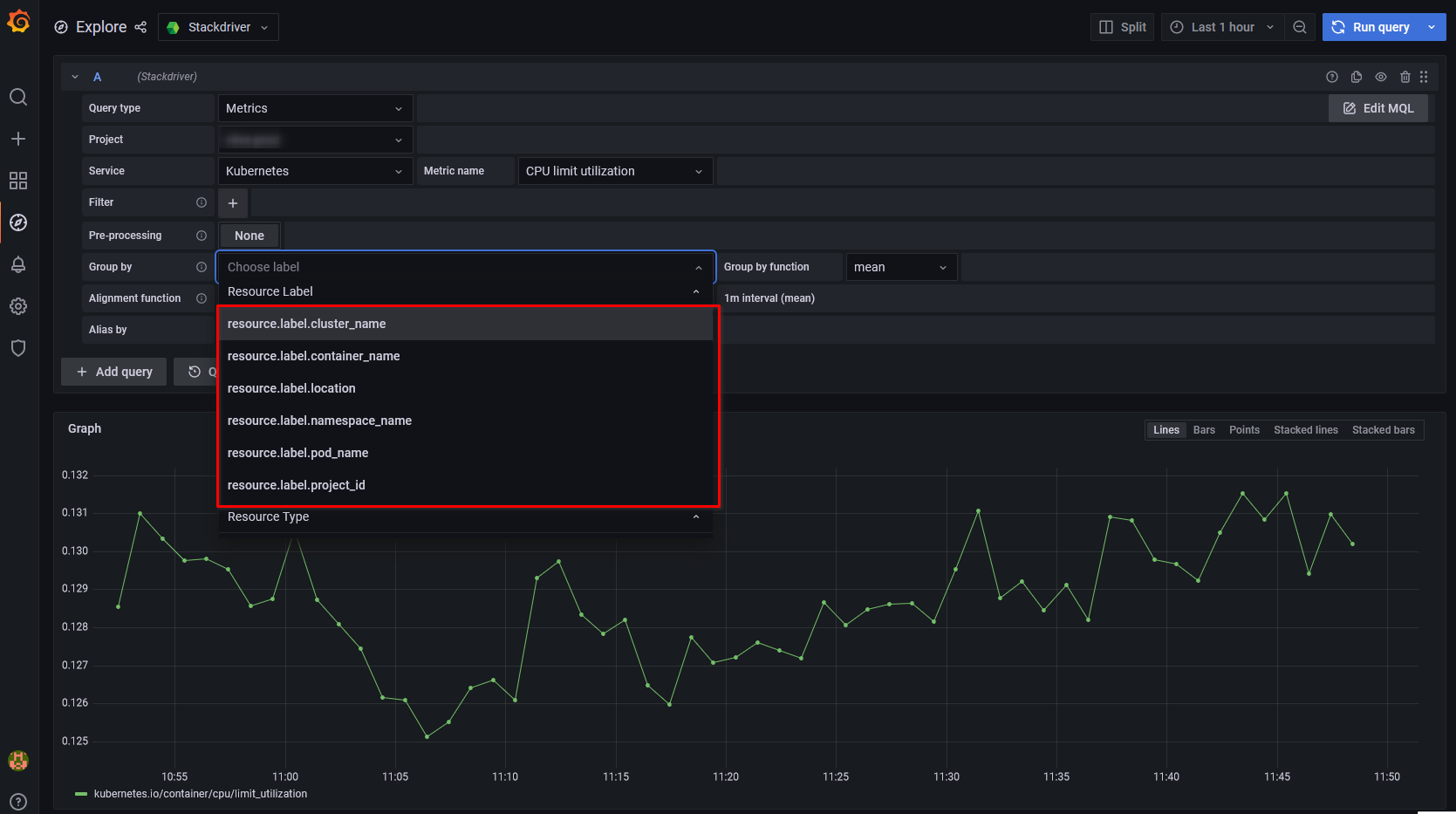 Cloud Monitoring query editor doesn't show Resource labels · Issue #44357 · grafana/grafana · GitHub