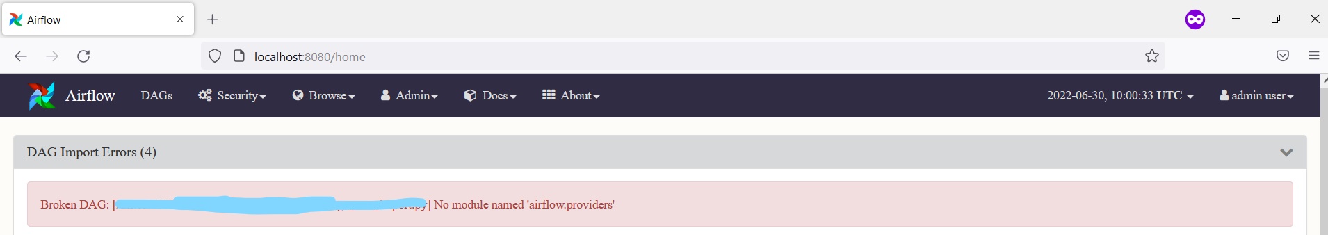 No module named 'airflow.providers' · apache airflow · Discussion #24750 · GitHub