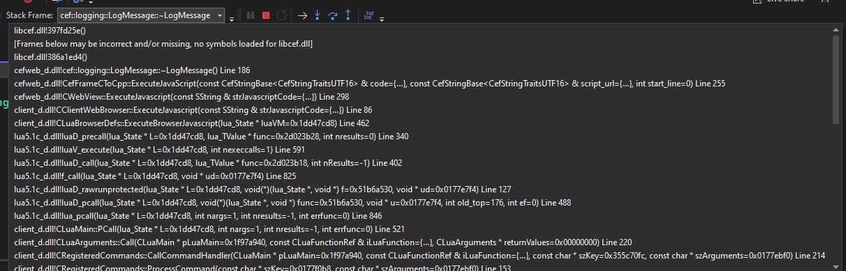 executeBrowserJavascript related crash · Issue #3015 · multitheftauto/mtasa-blue · GitHub