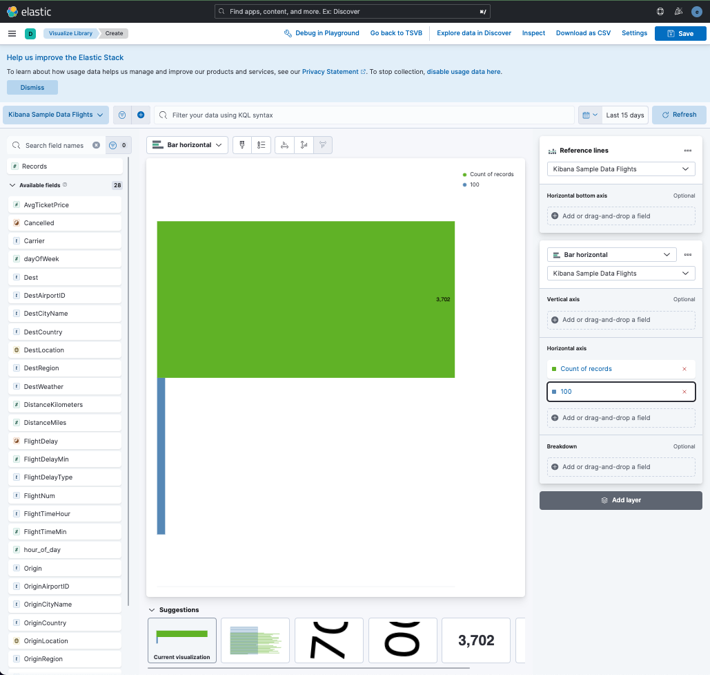 [TSVB][Lens] Convert TopN to Lens with static value is adding reference line instead of data ...