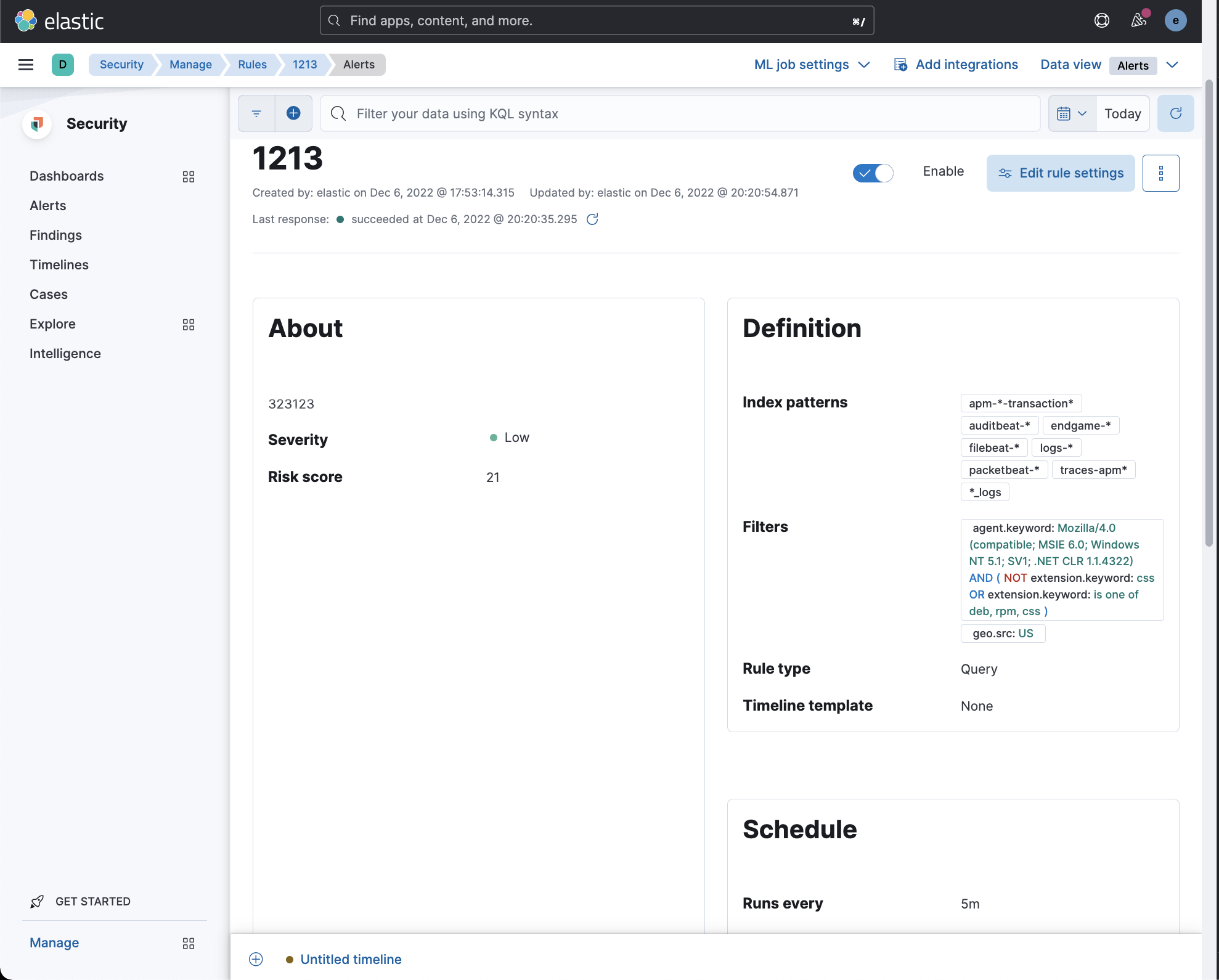 [Security Solution] Redesign the layout of the Rule Details page to consume less empty space ...