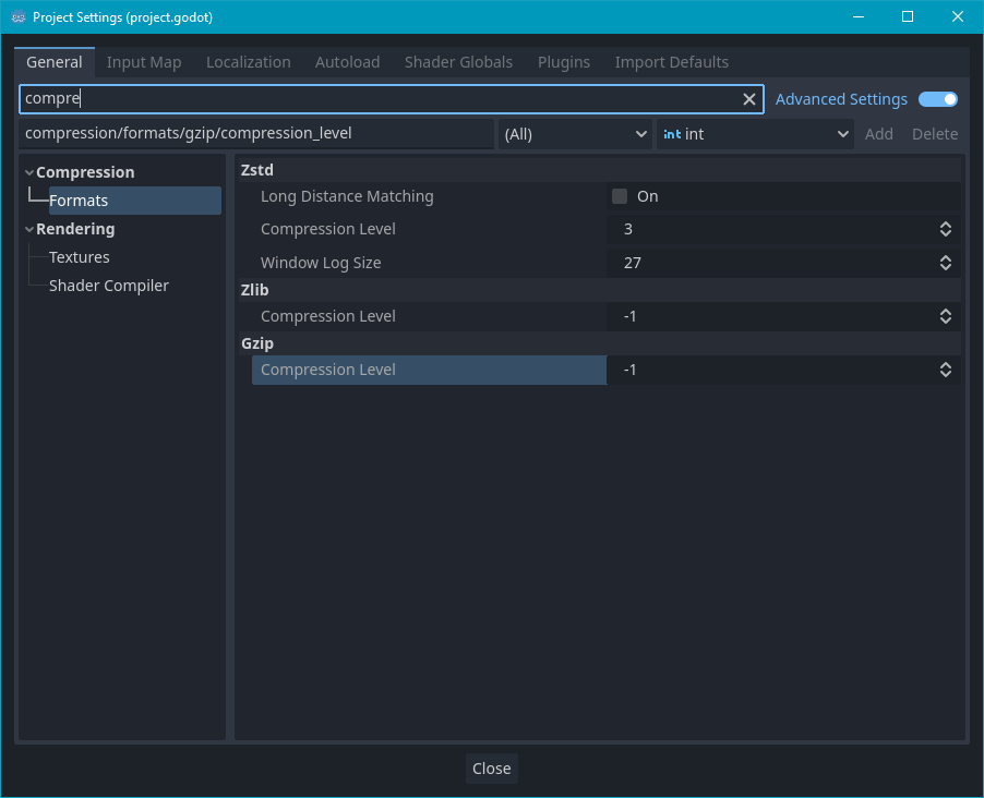 FileAccess gzip & zstd modes get much worse compression ratios than corresponding cmd tools ...