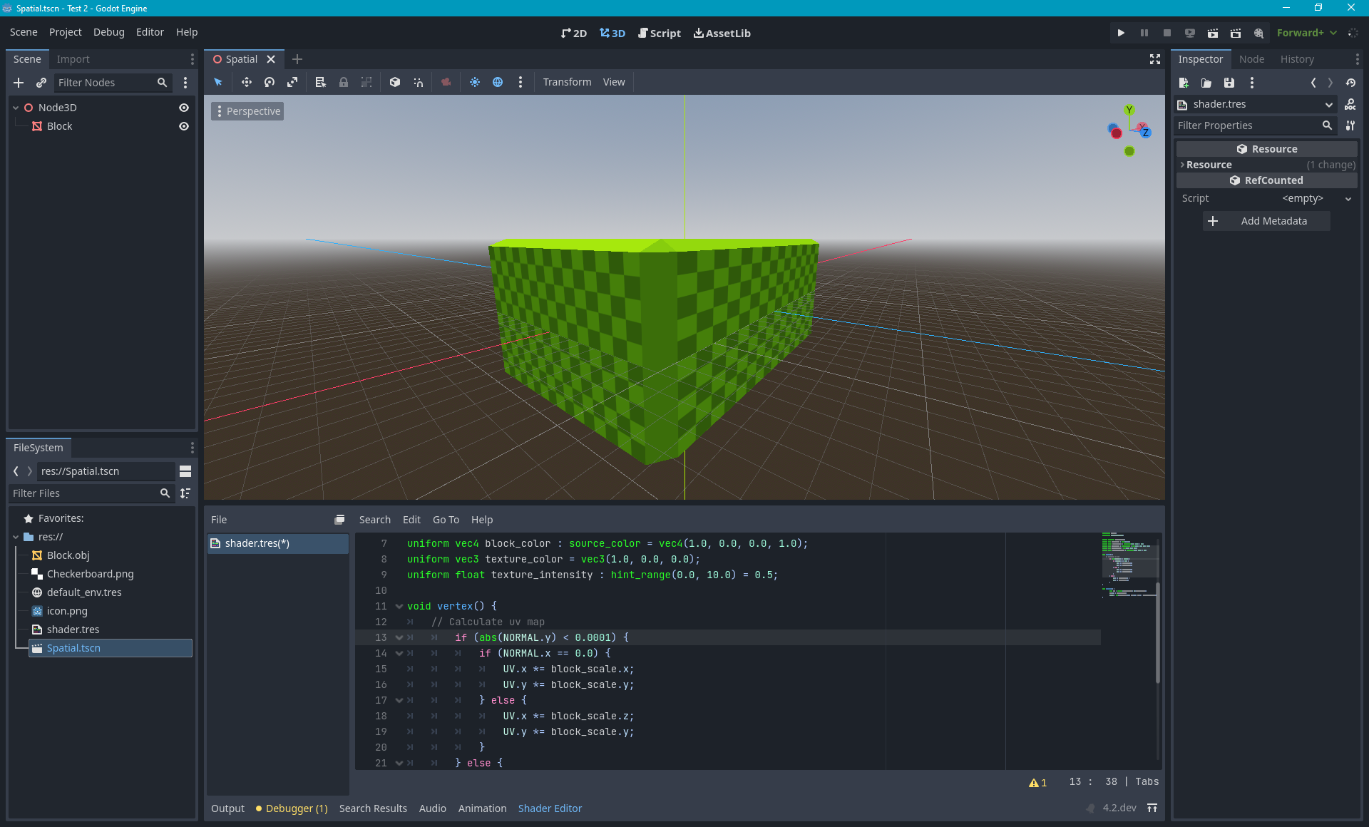 Incorrect shader normal calculation in godot 4 compared to godot 3 · Issue #79647 · godotengine ...