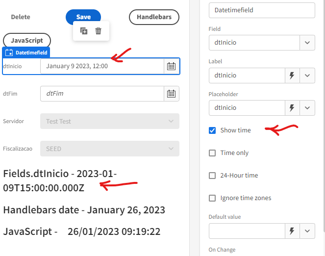 Problem with time Update Field Value Date Picker · Budibase budibase · Discussion #9442 · GitHub