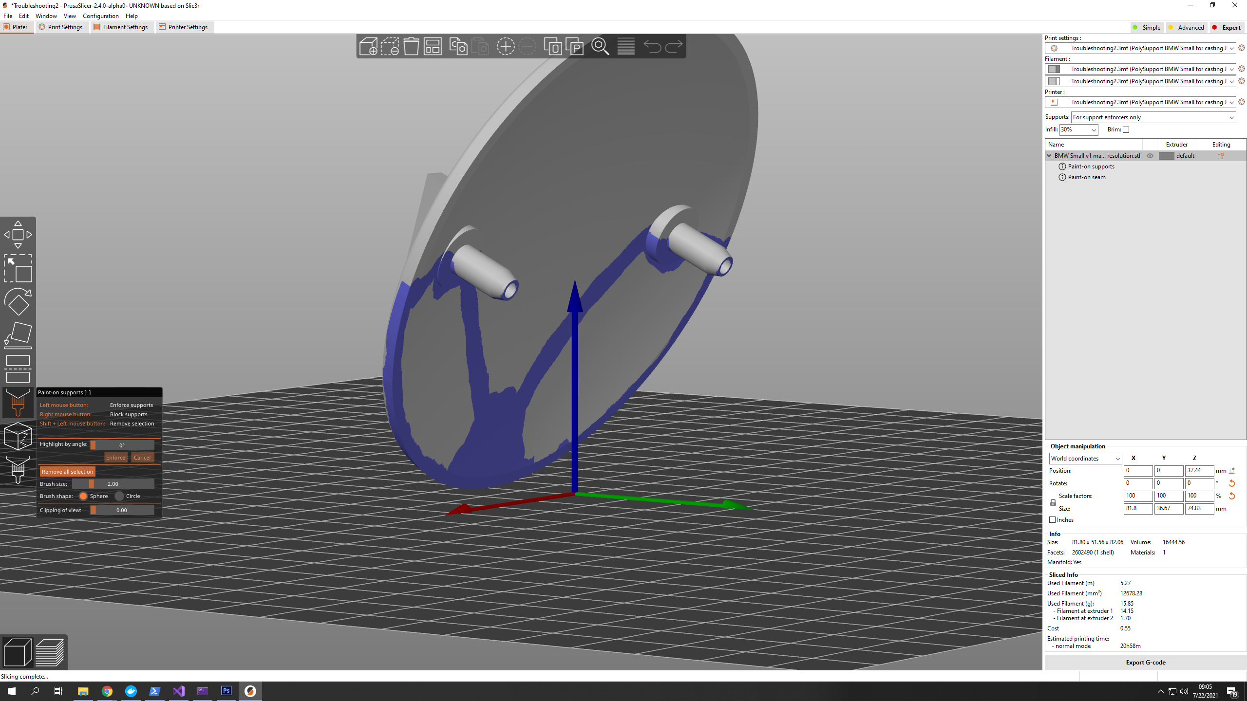 Some FDM supports fail to generate due to wrongly-translated enforcer ...