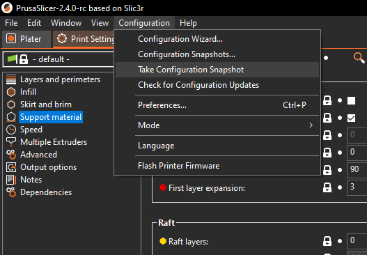 Dark-mode selection highlight · Issue #7496 · prusa3d/PrusaSlicer · GitHub