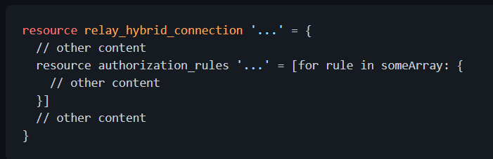 GitHub highlighting doesn't work the nested "resource" keyword · Issue #2429 · Azure/bicep · GitHub