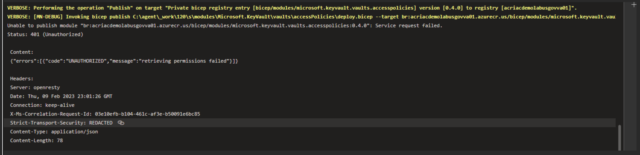 Overriding ARM and AAD endpoints for AzureUSGovernment cloud breaks publish · Issue #9857 ...