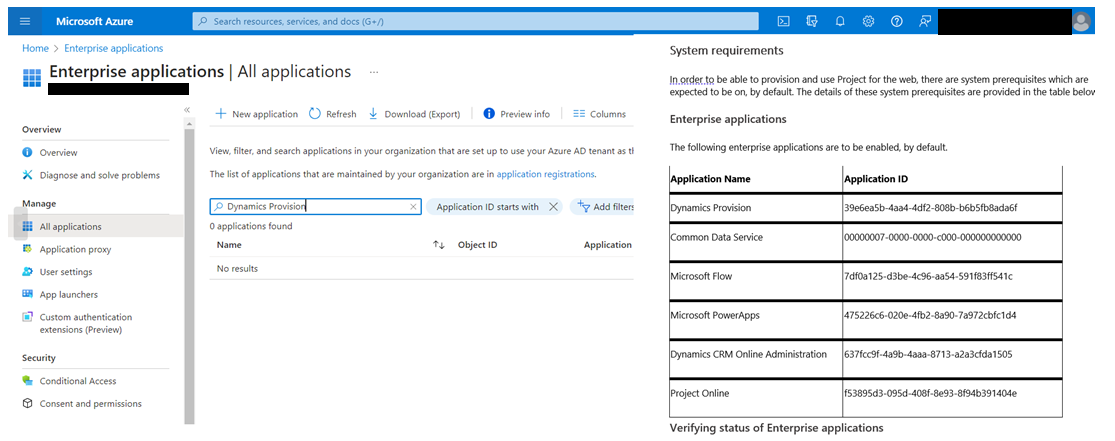 Enterprise Applications not enabled by default · Issue #86 · OfficeDev/Project-Accelerator · GitHub