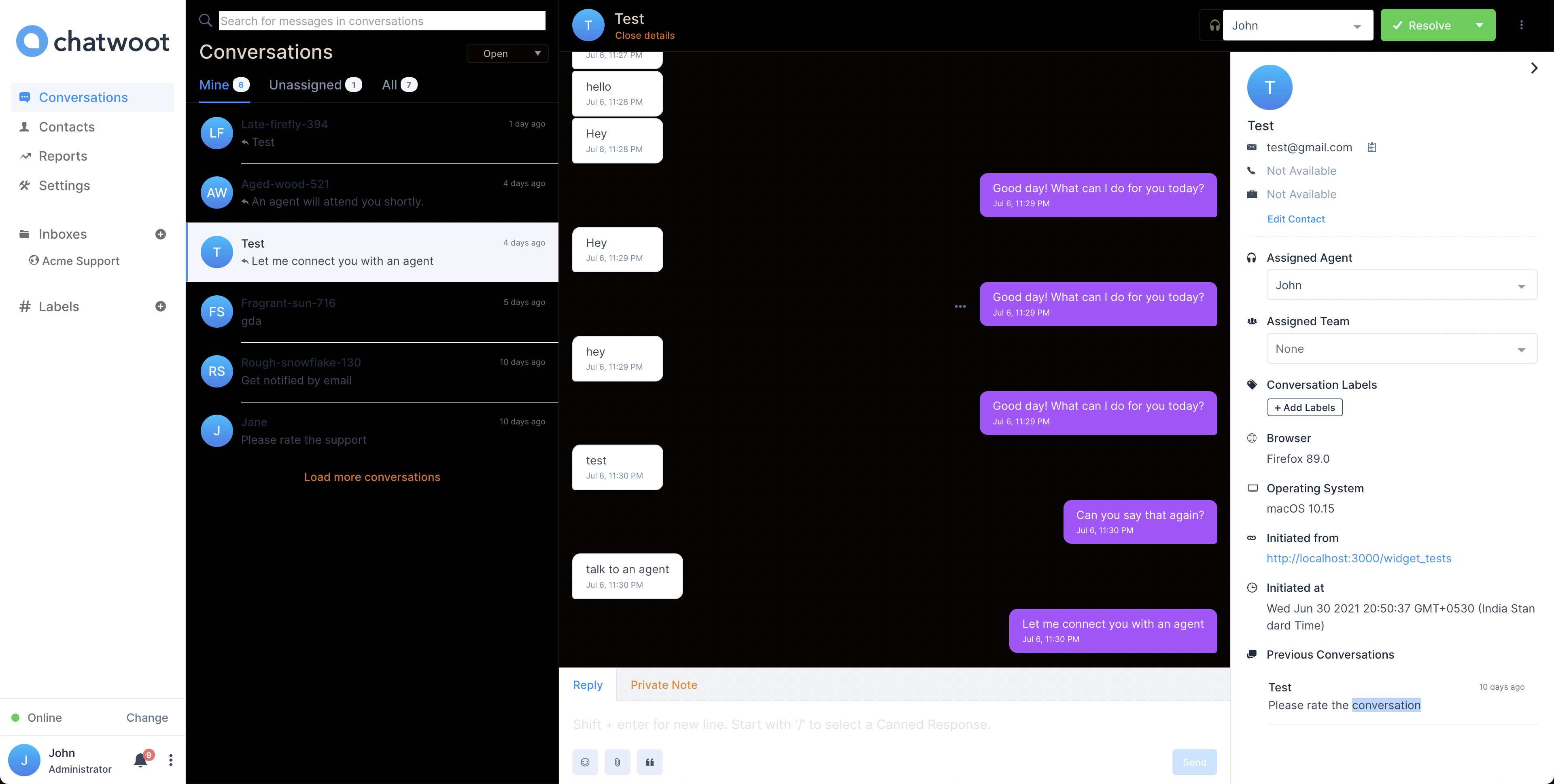 feat: Dark Mode · Issue #1042 · chatwoot/chatwoot · GitHub