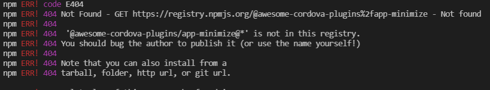 @awesome-cordova-plugins/app-minimize is missing. · Issue #3926 · danielsogl/awesome-cordova ...