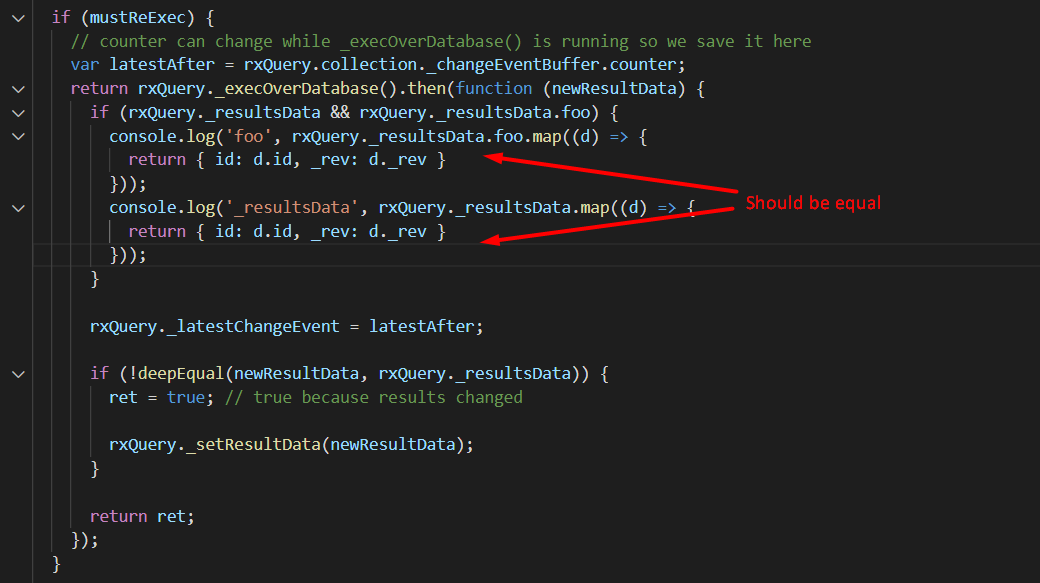 findOne returns outdated results · Issue #3780 · pubkey/rxdb · GitHub