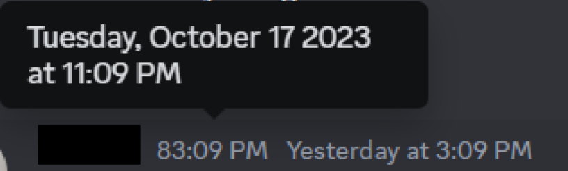 [bug] The Timezone Plugin Is Showing Times Way In The Future · Issue 65 · Thecommieaxolotl