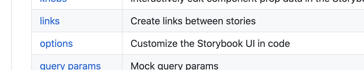 options addon link in README 404s · Issue #11482 · storybookjs/storybook · GitHub
