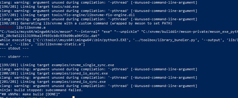 Win10 Build Fail Sometimes And Install Fail · Issue 258 · Xnvmexnvme · Github 